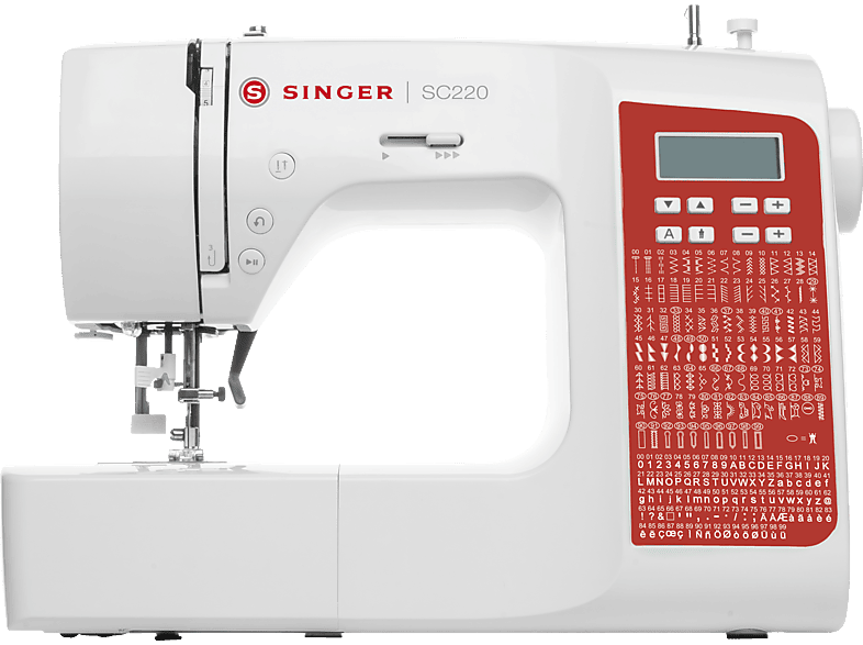 SINGER SC220-Red Freiarm-Nähmaschine bei MediaMarkt