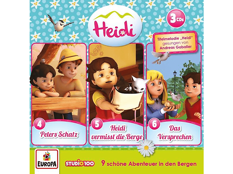 Heidi | Heidi - Die 2.3er Box (Folgen 4,5,6) - (CD) Hörbücher & Comedy ...