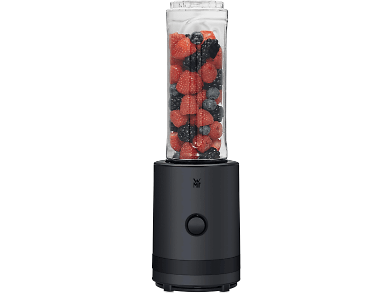 WMF Küchenminis Kompakter Mini-Mixer (Deep Black, 300 Watt, 0.6 l ...