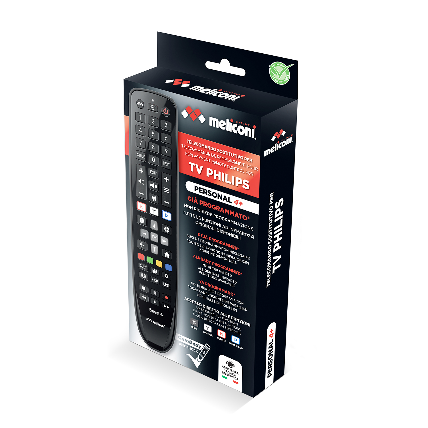 TELECOMANDO MELICONI PERSONAL 4+ PHILIPS | MediaWorld.it