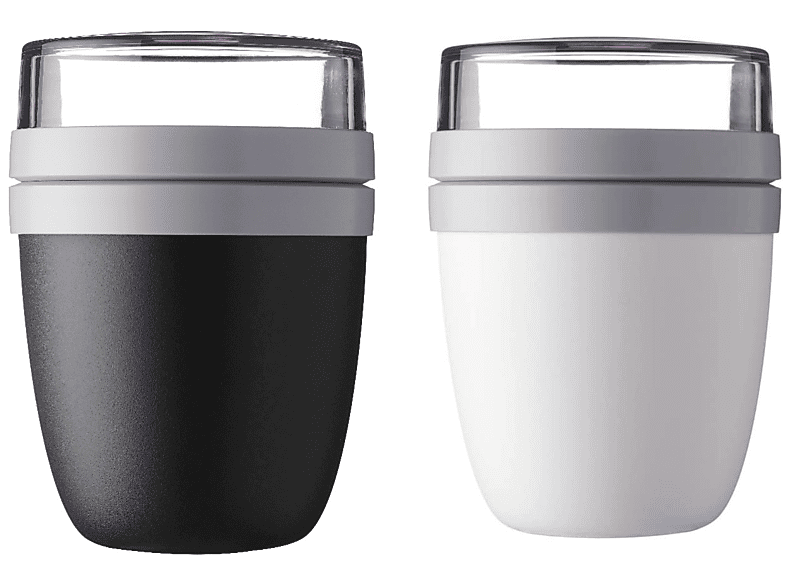MEPAL Lunchpot Ellipse 2-er Set Lunchbox Essensbehälter Reisebecher ...