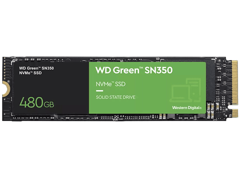 Disco duro SSD interno 480 GB | WESTERN DIGITAL WDS480G2G0C, Interno ...