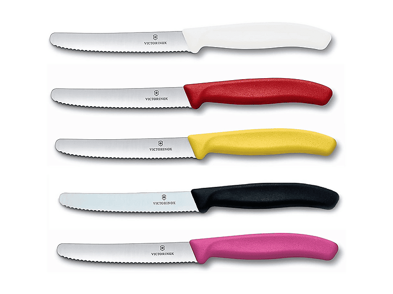 VICTORINOX 5 Stück Swiss Classic Bunter Mix Tafelmesser | SATURN