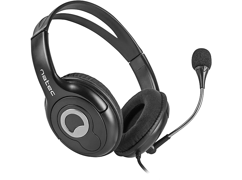 Auriculares gaming | NATEC NSL-1178, Circumaurales, Negro | MediaMarkt