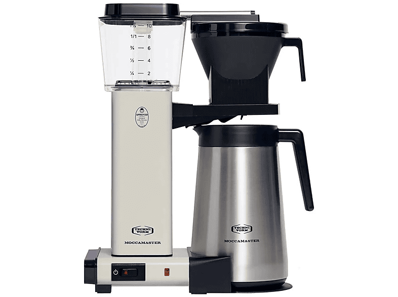 MOCCAMASTER KBGT 741 Off-White Filterkoffiezetapparaat Wit | MediaMarkt