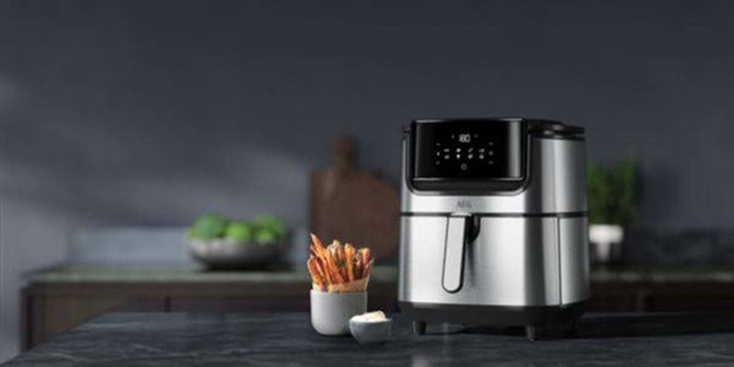 AEG Heissluftfritteuse AF6-1-6ST Gourmet 6 Heissluftfritteuse 1800 Watt ...