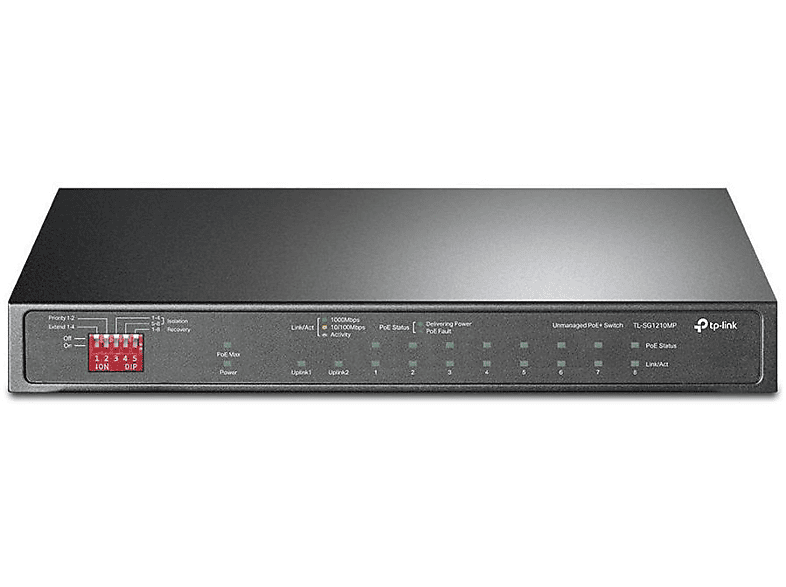 TP-LINK TP-Link 10-Port Gigabit Desktop Switch mit 8-Port PoE+ ...