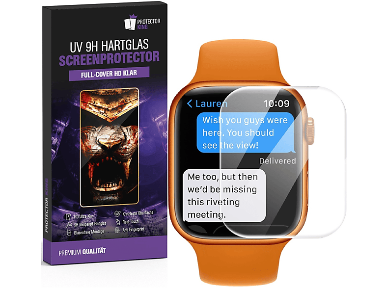 PROTECTORKING 3x UV-Liquid echtes Tempered 9H Panzerglas HD KLAR ...