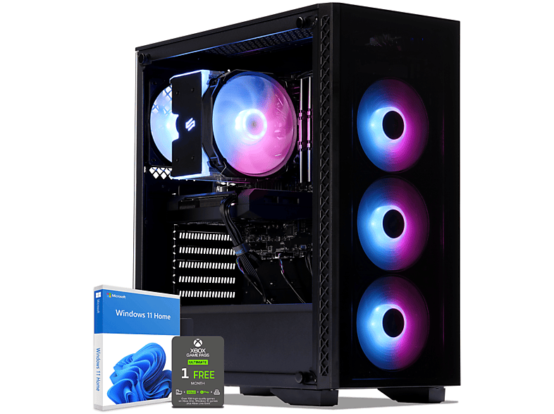 SEDATECH AMD Ryzen 9 5900X, Windows 11 Home mehrsprachig, Gaming PC mit ...