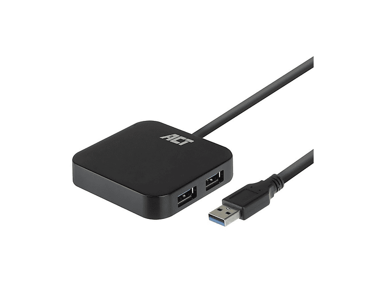 ACT AC6305, USB Hub, Schwarz | MediaMarkt