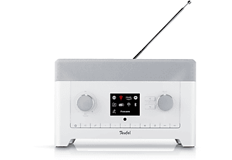 TEUFEL RADIO 3SIXTY Digitalradio, FM, DAB+, Internet Radio, Bluetooth, Weiß | MediaMarkt