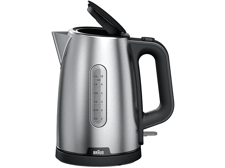 BRAUN WK 1500 BK Wasserkocher, silber | SATURN