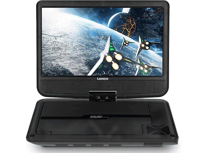 LENCO DVP-901BK Tragbarer DVD-Player, Schwarz | MediaMarkt