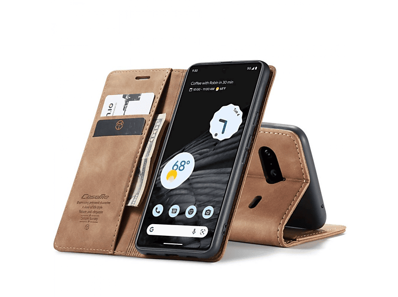 CASEME Flipcase, Bookcover, Google, Pixel 7a, Braun | MediaMarkt