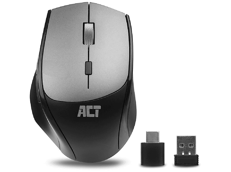 ACT AC5150 Muis Zwart, Zilver | MediaMarkt