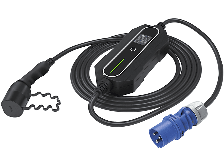 EM2GO AC Portable Charger, Charge Meter, CEE Blau Mobile Ladestation ...