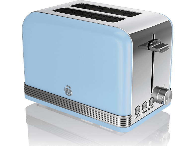 SWAN ST19010BLN Toaster Blau (800 Watt, Schlitze: 2) | MediaMarkt
