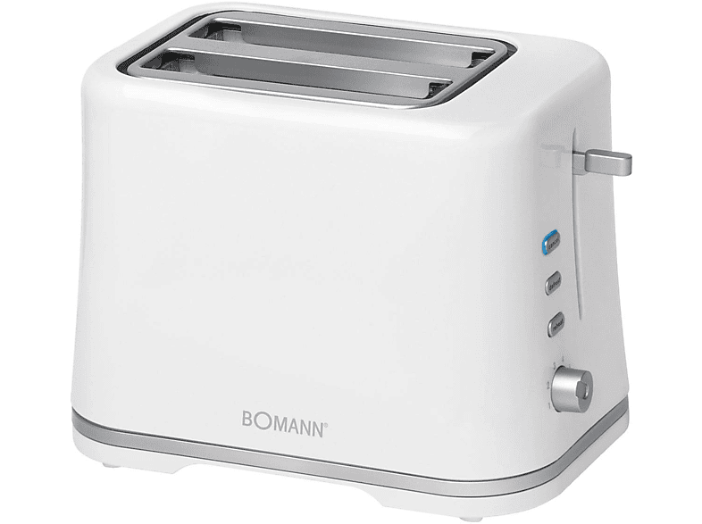 BOMANN TA 1577 CB Toaster Weiß (870 Watt, Schlitze: 2) | SATURN
