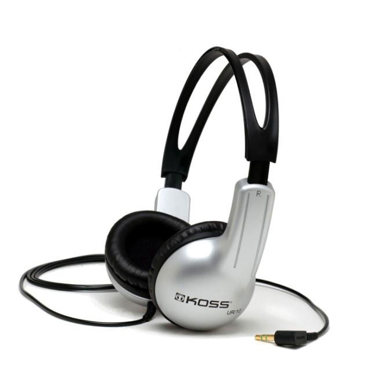 KOSS UR/10 CUFFIE, Nero, Argento | MediaWorld.it