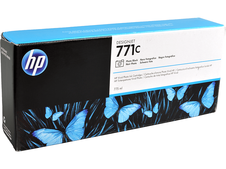 HP 771C 775-ml Photo Black DesignJet Ink Cartridge Czarny fotograficzny ...
