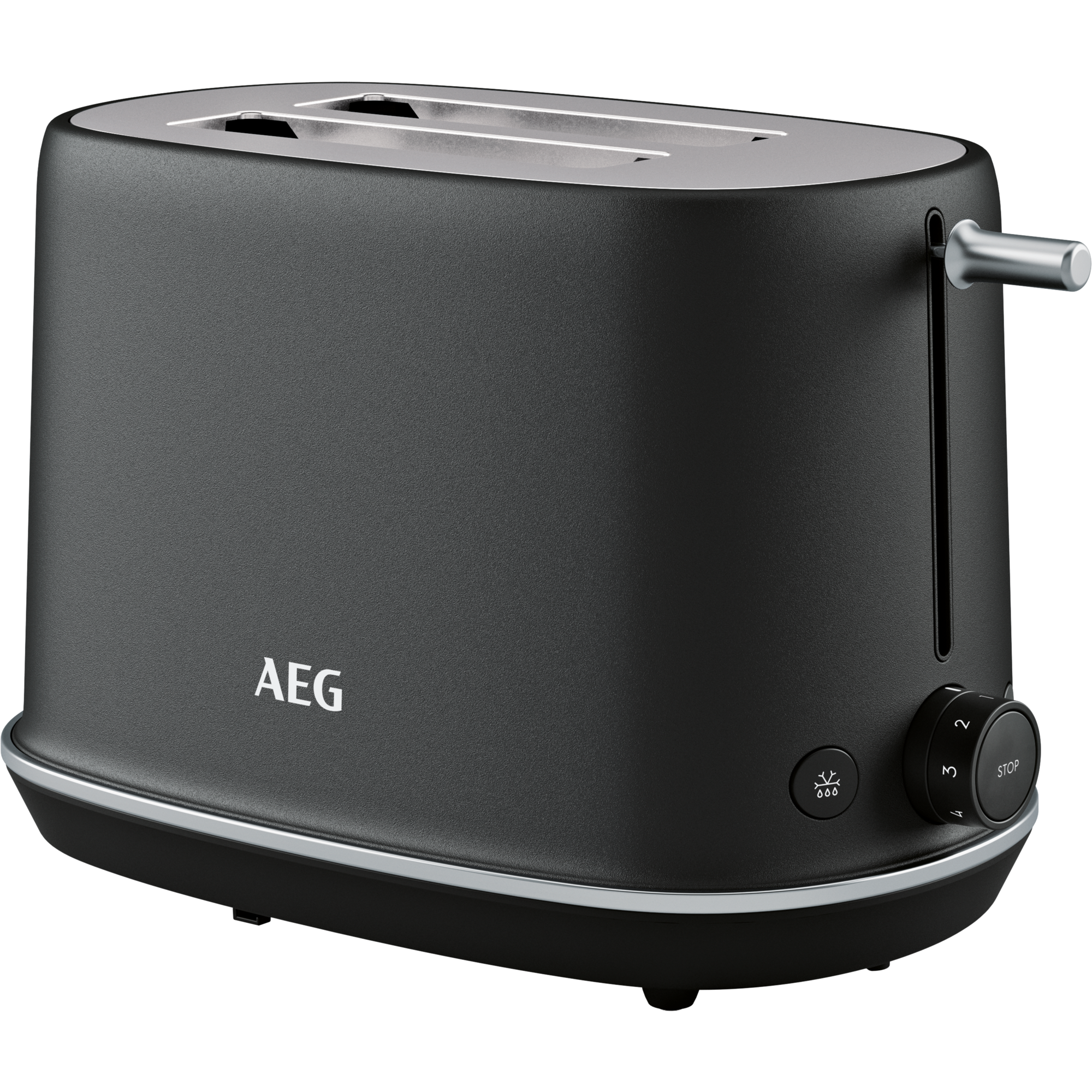 AEG Toaster T7-1-6BP Gourmet 7 Toaster Black Pearl (980 Watt, Schlitze ...