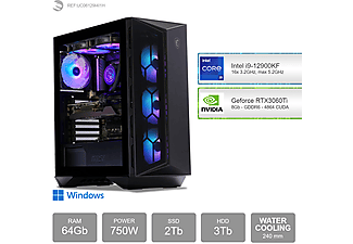 SEDATECH Intel i9-12900KF mit Wasserkühlung, Windows 11 Home ...