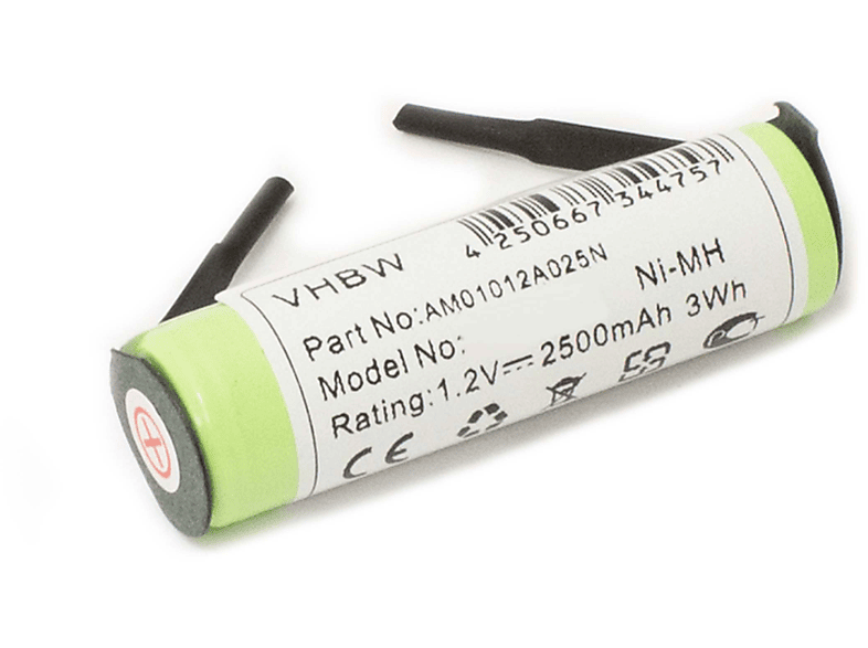 VHBW kompatibel mit Braun 3, 2060, 3105, 3011, 3020, 2560, 3008, 2540 ...