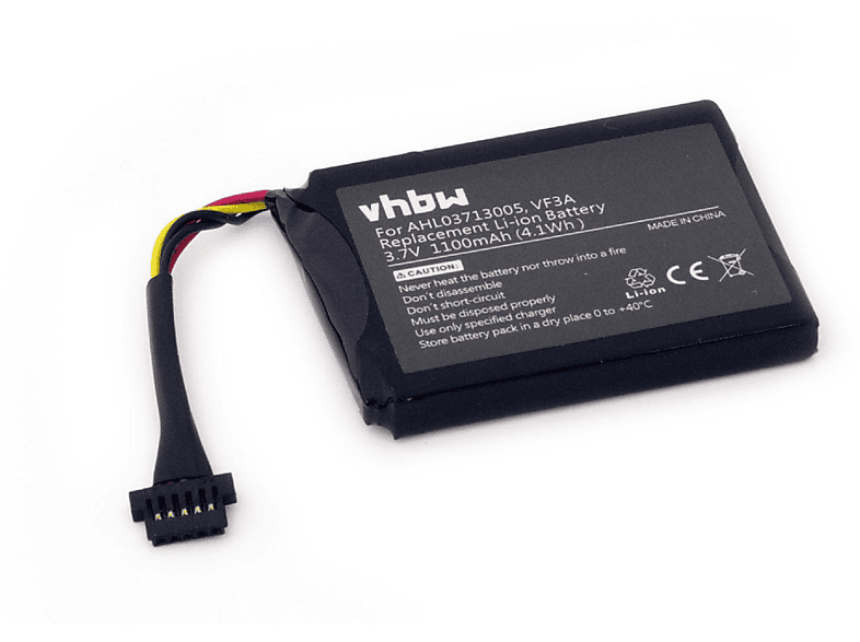 VHBW Ersatz für TomTom VF3A, AHL03713005 für Li-Ion Akku, 3.7 Volt, 1100 mAh | MediaMarkt