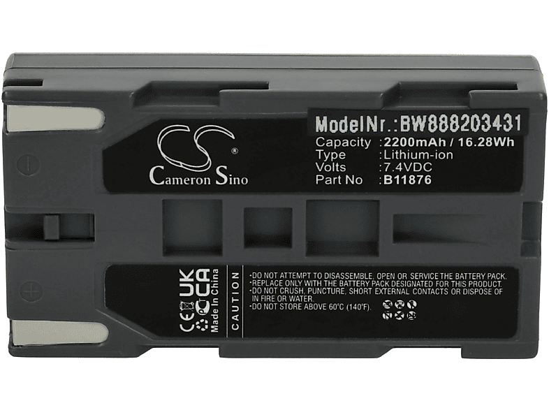 VHBW kompatibel mit TSI Certifier Flow Analyzer Plus Test System 4080 ...