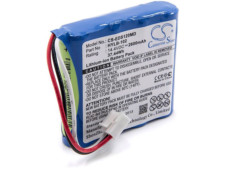 VHBW kompatibel mit Edan SE-1201, SE-12 Express, Li-Ion Akku ...