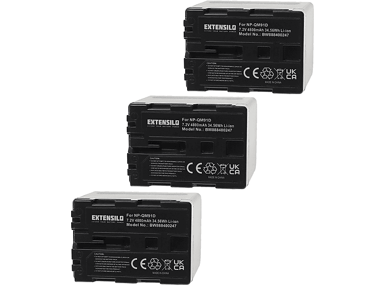 EXTENSILO 24316 Li-Ion Akku, Li-Ion, 4800 mAh | MediaMarkt