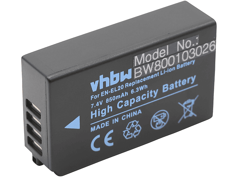 VHBW kompatibel mit Li-Ion Akku, Li-Ion, 7.4 Volt, 850 mAh | MediaMarkt