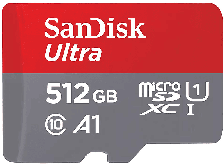 SANDISK 215424 MSDXC UL. 512GB 150MB/S A1 U, Micro-SDXC Speicherkarte ...