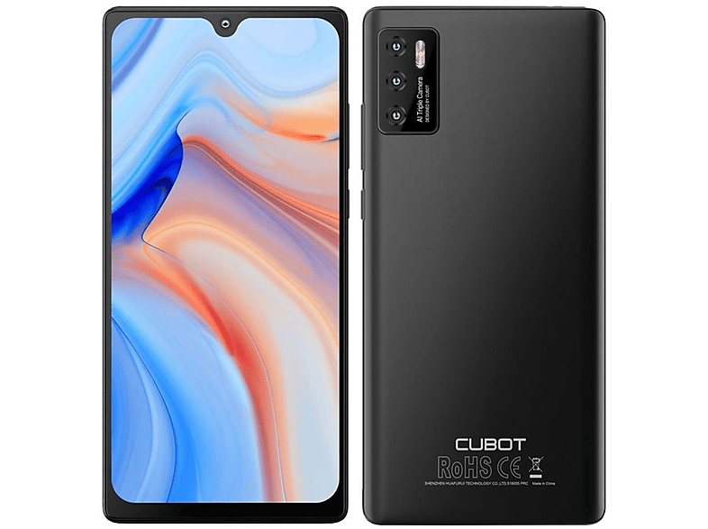 CUBOT P50, Negro, Móvil Android, 128 GB, 6 GB RAM, 6,2 ", MediaTek ...