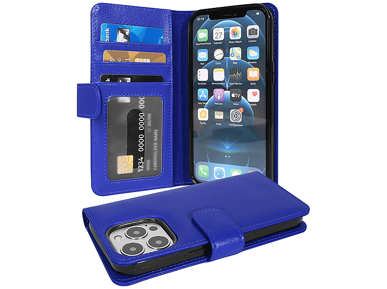 CADORABO Book Style Hülle Kartenfächern Kunst Leder, Bookcover, Apple ...