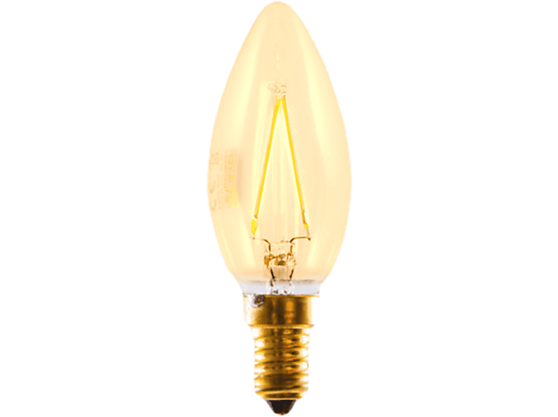 Bombilla | SILVER ELECTRONICS LED vela de filamento E14 200lm 2W 2200K ...