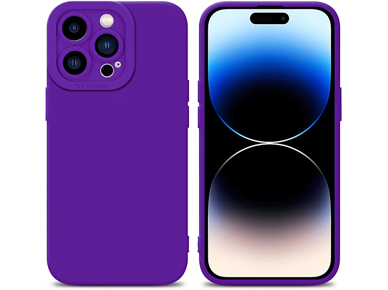 CADORABO Hoesje Fluid Case Cover geschikt voor Apple iPhone 14 PRO ...