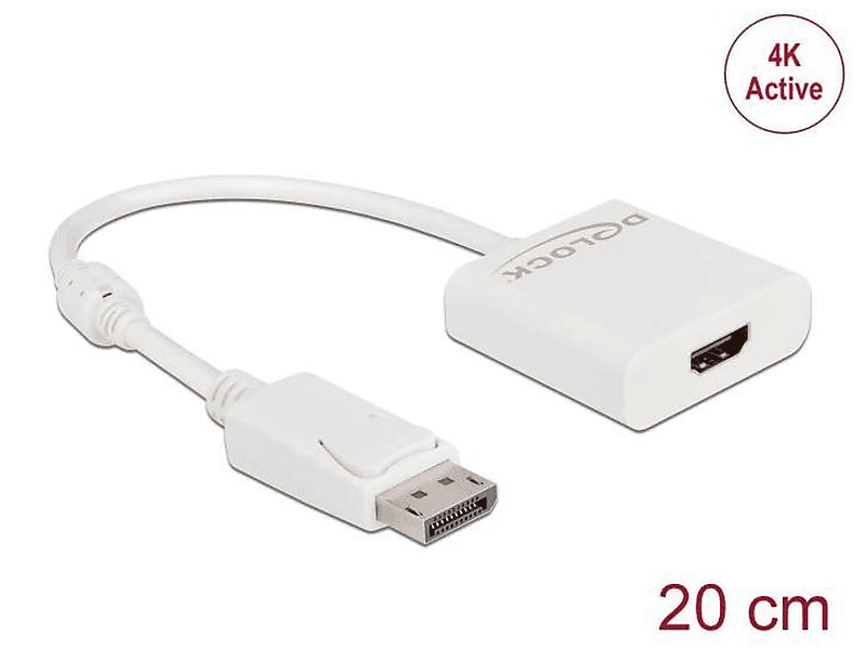 DELOCK 63586 Adapter, Weiß | MediaMarkt