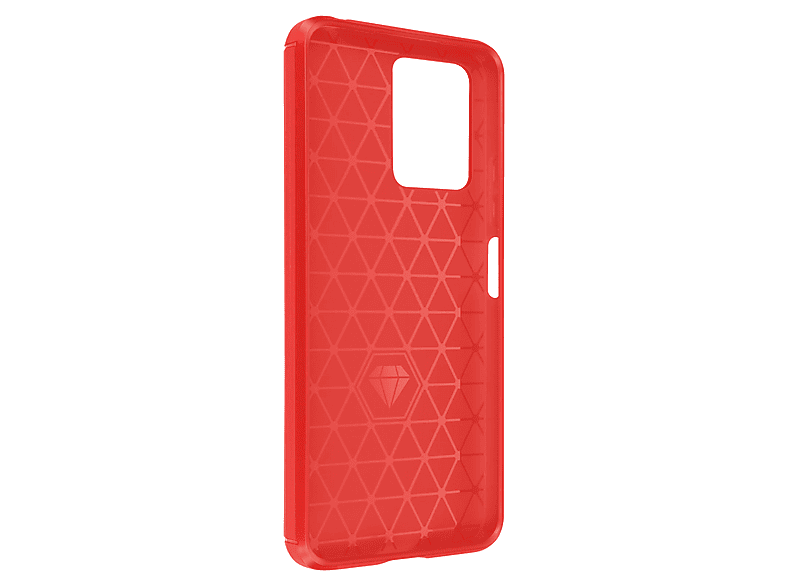 AVIZAR CARBRUSH-RD-N12R COVER per Redmi Note 12 5G, Rosso | MediaWorld.it