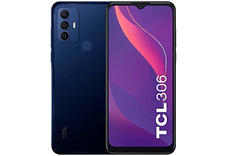 Móvil - TCL 306 TCL, Azul, 32 GB, 3 GB, 6,52 ", Mediatek Helio G25 (12 ...