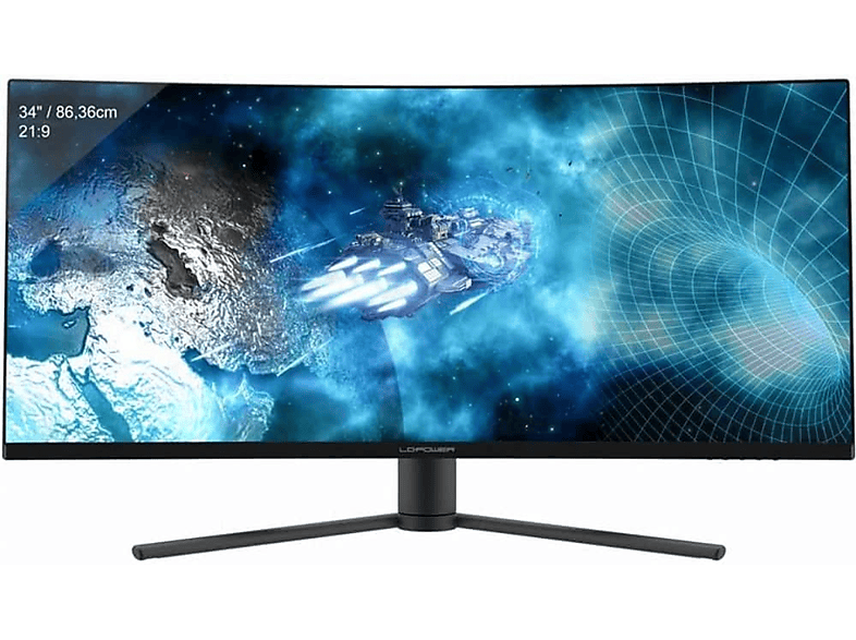 LC POWER LC-M34-UWQHD-144-C-V2 34 Zoll QHD Monitor, Gaming-Monitor (4 ...