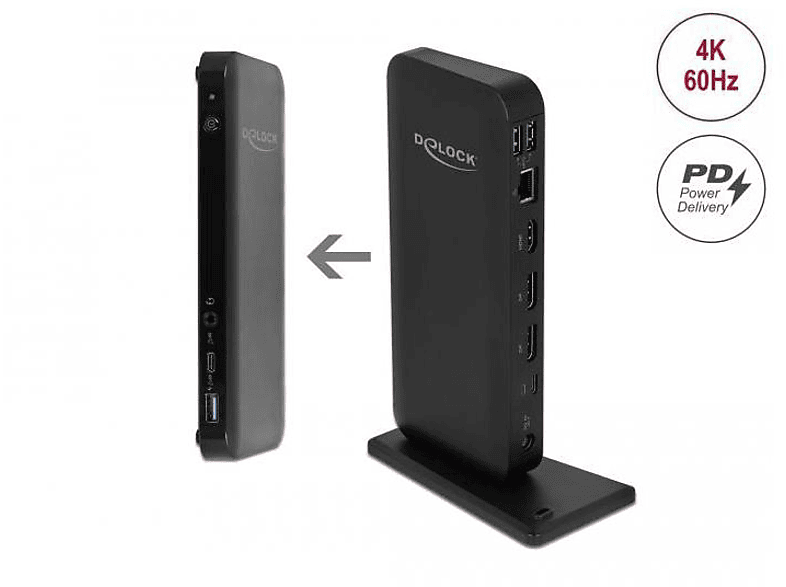 DELOCK Delock 87746 Delock USB Type-C DP 1.4 Docking Station4K/HDMI/DP1 ...