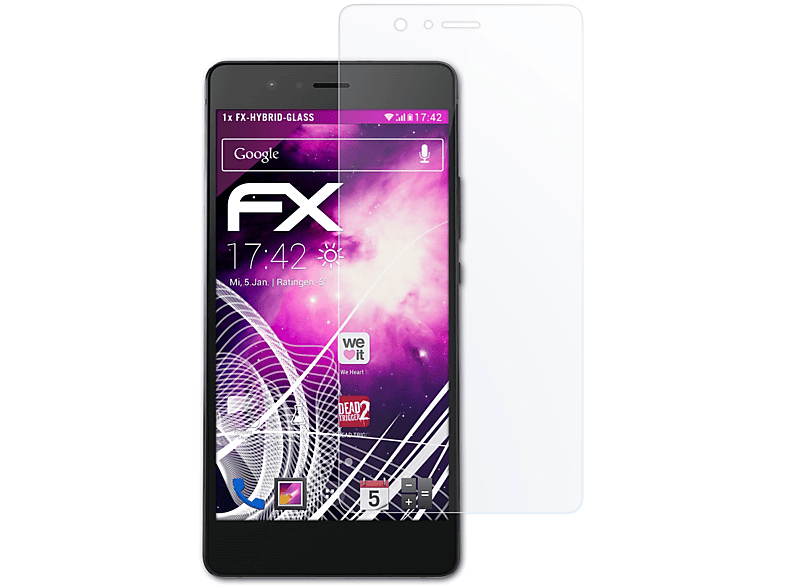 ATFOLIX FX-Hybrid-Glass Schutzglas(für Huawei P9 Lite) | MediaMarkt