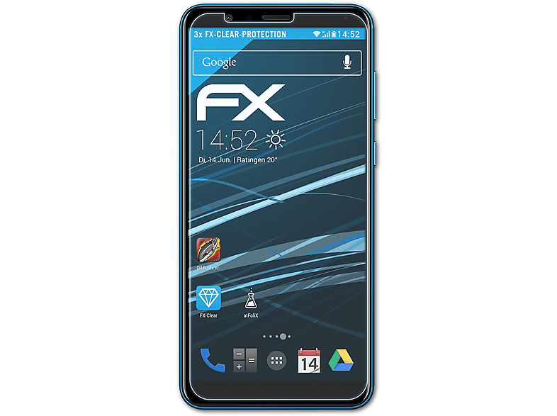 ATFOLIX 3x FX-Clear Displayschutz(für Huawei Honor 7X) | MediaMarkt