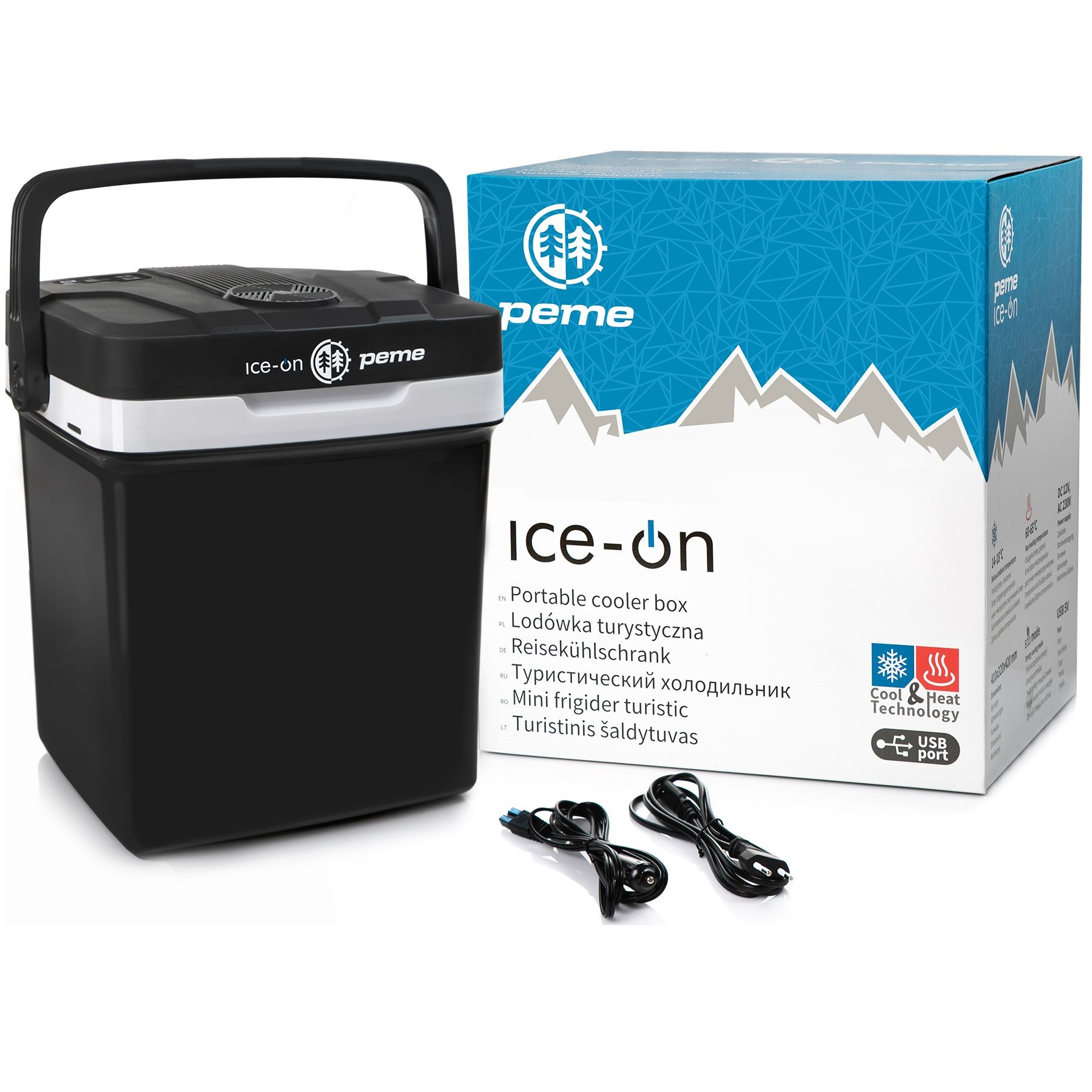 Nevera portátil | Ice-on 23L Classic PEME, Gris | MediaMarkt