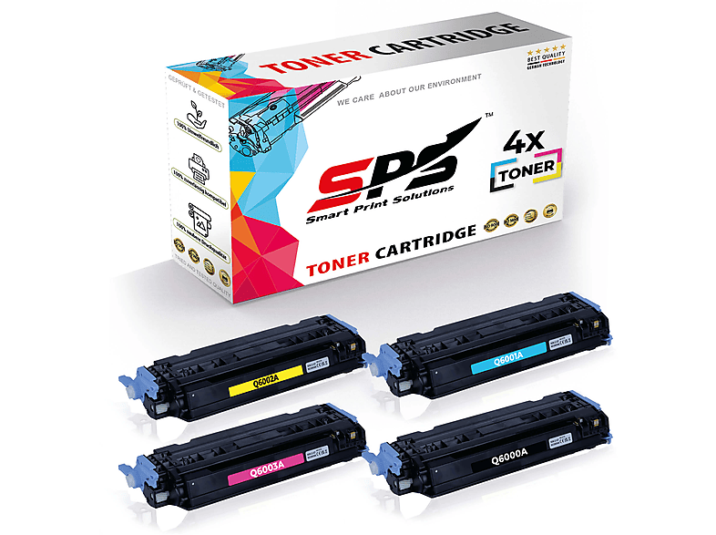 SPS S-29474 Toner Cyan, Gelb, Magenta, Schwarz (Q6000A / 124A, Q6001A ...
