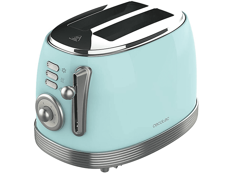 CECOTEC 03208 Toaster Blau (850 Watt, Schlitze: 2) | MediaMarkt