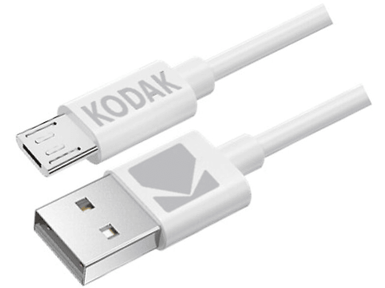 Cable USB | KODAK 5826, USB 2.0, Blanco | MediaMarkt
