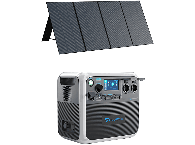 BLUETTI AC200P+PV350 Powerstation 2000Wh Schwarz | MediaMarkt