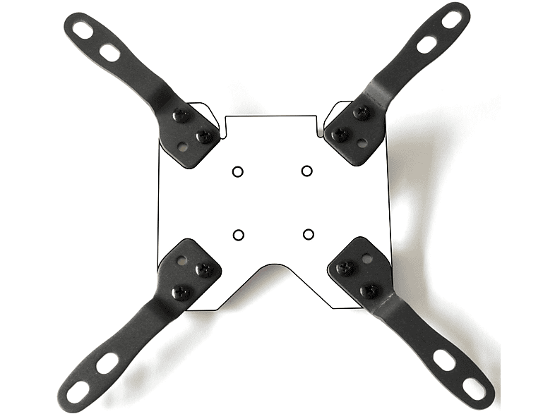 DRALL INSTRUMENTS 4 Stück VESA Adapter zur Erweiterung um 10 cm (VESA ...